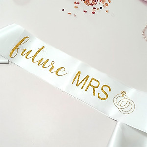 Magnusson's Garden Future Mrs Sash for Bride-to-Be, Bachelorette Party, Bridal Shower, Wedding Party Sash for Future Wifey