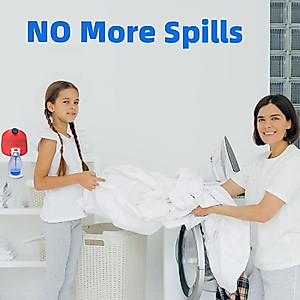 Laundry Detergent Cup Holder [2 Pack] Detergent Drip Catcher for Laundry Room Organizer. No More Mess or Leaks