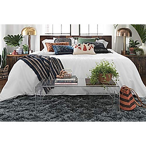 Loloi Caspia X Justina Blakeney Shag Collection Area Rug, 9'3" X 13', Teal