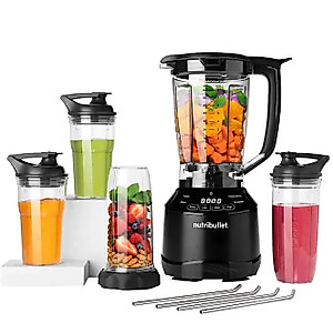 Nutribullet Digital Smart Touch Combo with Single-Serve Cups 1500 Watt Large Capacity Blender