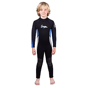 Seavenger Scout 3mm Neoprene Child Wetsuit (Ocean Blue, 4)