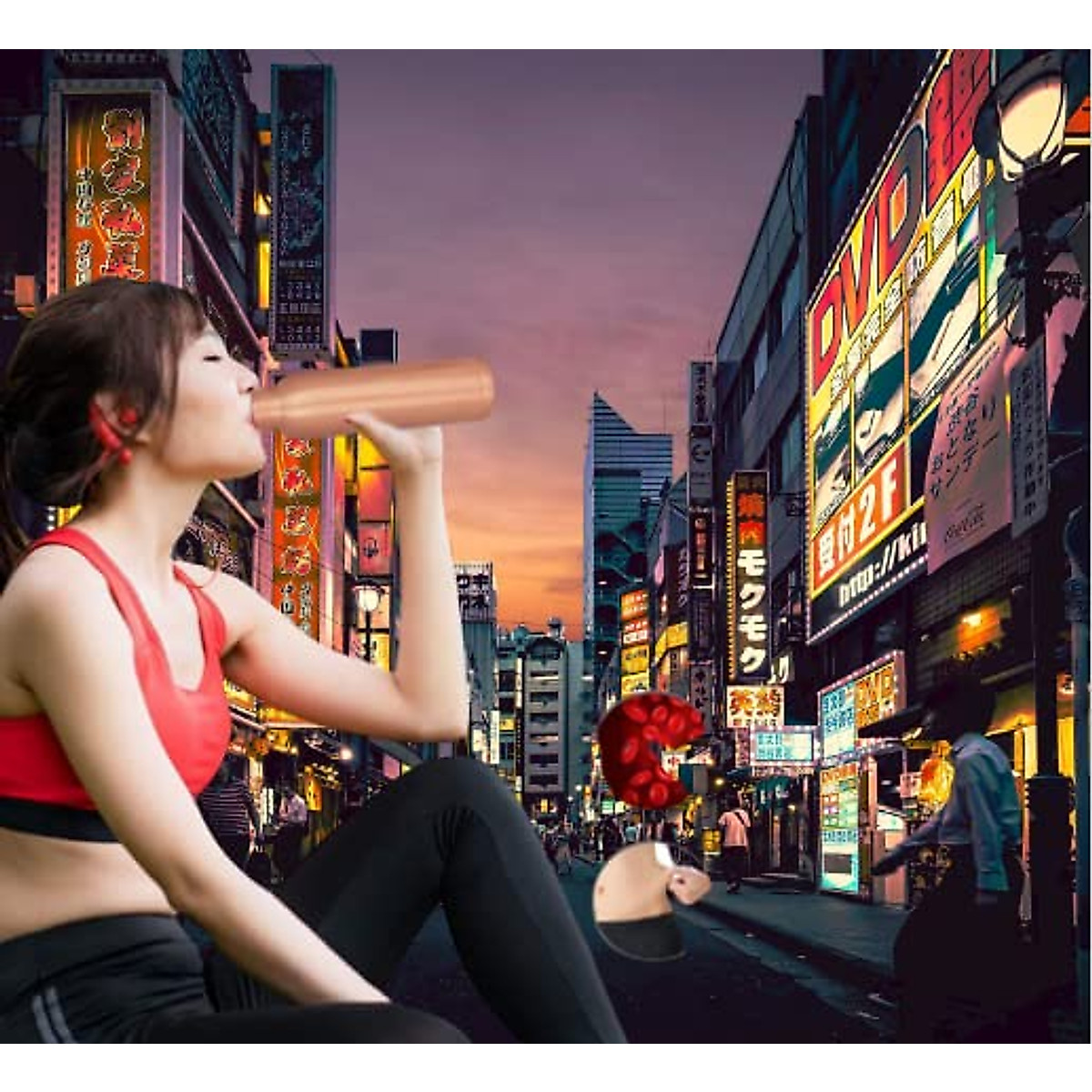 2activelife-Copper Water Bottle (34 Oz) Immunity Booster |Ayurvedic Copper Vessel - Drink More Water and Enjoy The Health Benefits Immediately/Yoga Bottle