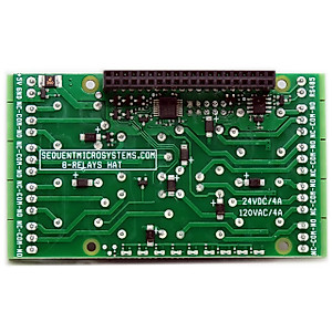 Eight RELAYS 8-Layer Stackable HAT for Raspberry Pi