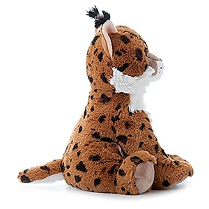 The Petting Zoo Bobcat Stuffed Animal, Gifts for Kids, Wild Onez Zoo Animals, Bobcat Plush Toy 12 inches