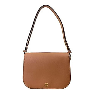 Tory Burch Emerson Women's Saffiano Leather Crossbody Bag (Moose)
