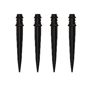 Go2garden 4Pcs Plastic Ground Spikes Stakes 1.968inch for Solar Pathway Lights Garden Lights Replacement for Yard Patio Walkway Landscape.