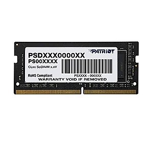 Patriot Memory Signature Series 8GB 2666MHz (PC4-21300) DDR4 SODIMM Memory Module