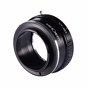 K&F Concept Lens Adapter Ring for Contax Yashica to Sony E Mount a6000 a6300 a6500 a5000 a5100 a3500 a3000 Alpha A7 A7R a7S a7II a7RII a7SII a7III a7RIII and a9