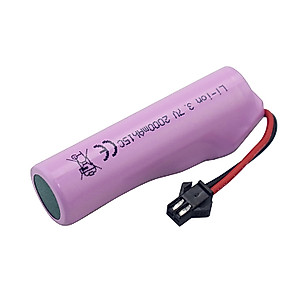 PUOO 5PCS 3.7V 2000mAh SM-2P Plug Li-ion Battery with 5-in-1 Charger for DE68 DE44 DE45W DE45 DE58 DE49 DE57 DE70 Off-Road Vehicle Truck Tank RC Car Spare Batteries