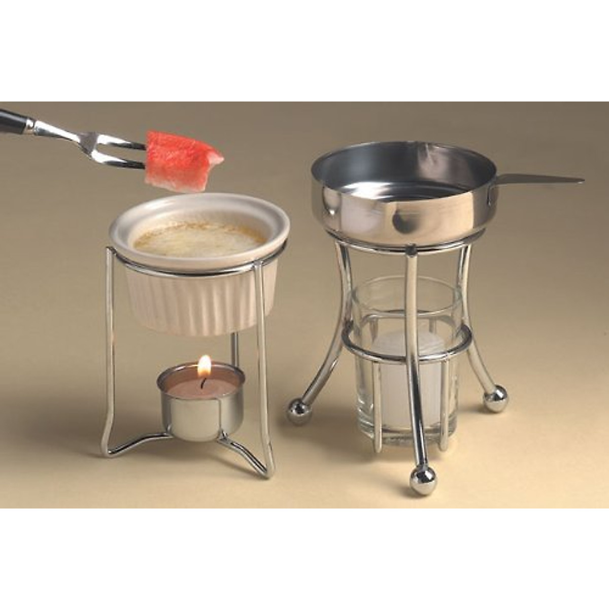 American METALCRAFT, Inc. BWR34 2 oz Ceramic Ramekin Butter Warmer, White