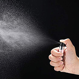 HINNASWA Refillable Perfume Atomizer Mini Refillable Perfume Atomizer Empty Spray Bottle Atomizer for traveling and outgoing 4 pcs of 5ml with RANDOM colors