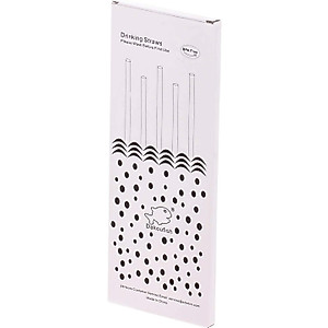 DAKOUFISH 11 Inch Clear Reusable Thick Tritan Plastic Drinking Straws Extra Long for 24oz & 40oz Mason Jar Tumblers,Dishwasher safe,Set of 12 Pcs Straws with Cleaning Brush (11inch, Clear)