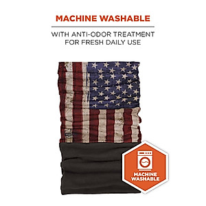 Ergodyne N-Ferno 6492 Thermal Fleece Neck Gaiter, Multiple Ways to Wear, Moisture-Wicking