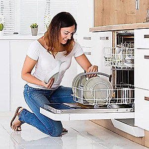 LotFancy Spoon Rest, Ceramic Spoon Holder for Kitchen Counter, 9.1 (L) x 4.5(W), Large Spatula Holder for Stove Top, Farmhouse Utensil Rest for Ladle, Teaspoon, Whale Shape