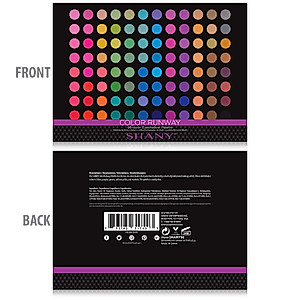 SHANY 96 COLOR RUNWAY Eyeshadow Palette - Highly Pigmented Blendable Natural and Matte Eye shadow Colors Professional Makeup Eye shadow Palette