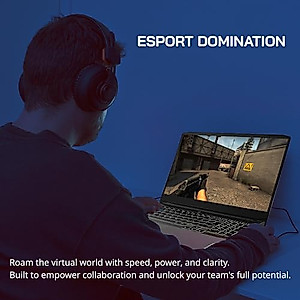 LENOVO IdeaPad Gaming 3 15.6” FHD 120Hz Laptop, AMD Ryzen 5 5600H, NVIDIA GeForce GTX 1650 4GB DDR6, 32GB RAM, 1TB SSD, Backlit Keyboard, Wi-Fi 5, Bluetooth, Black, Win 11 Pro, 32GB USB Card