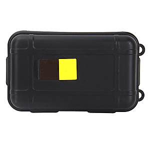 VGEBY Waterproof Box, Outdoor Waterproof Shockproof Storage Box with Foam Floating Survivor Small Waterproof Box
