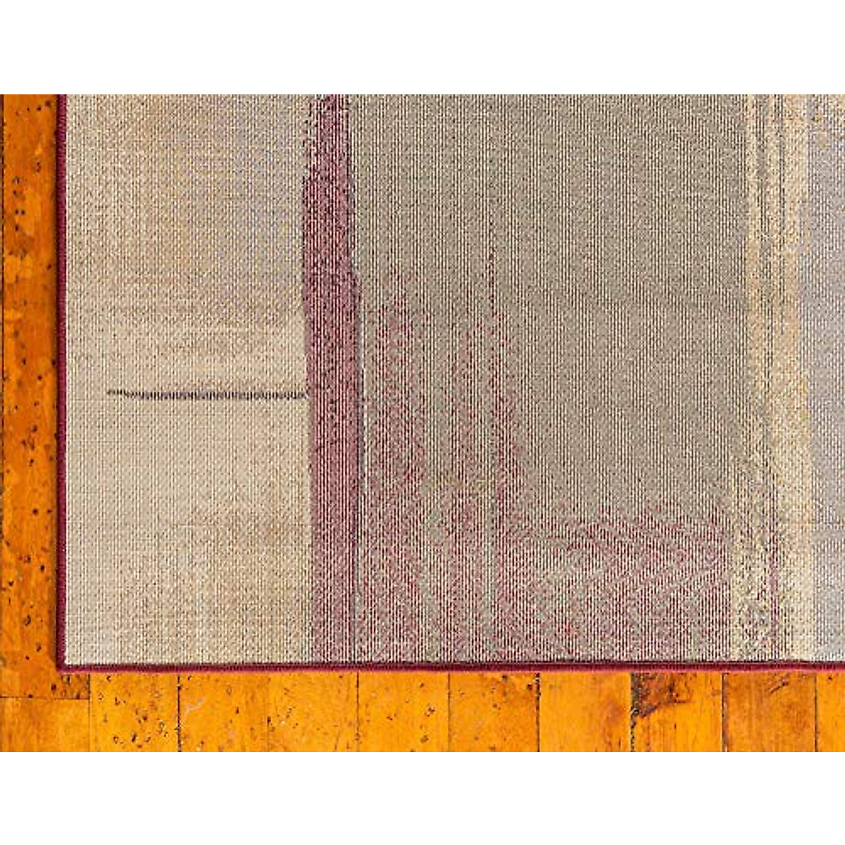 Unique Loom Barista Collection Area Rug - Timor (8' Square, Multi/ Red)
