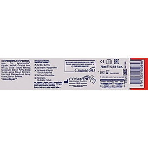 Biorepair Sensitive Teeth Daily Toothpaste - 2.54 Fluid Ounces (75ml) Tubes (Pack of 2) [ Italian Import ]