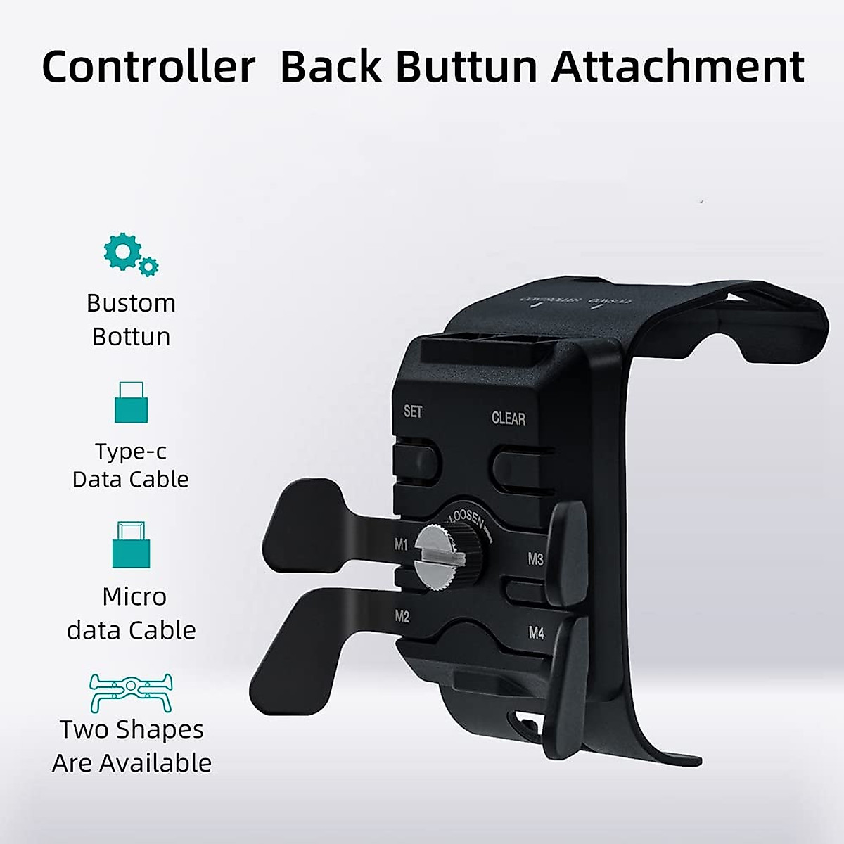 LILYRIN Controller Back Button Attachment Adapter Paddles Trigger for/X//Controller Gamepad