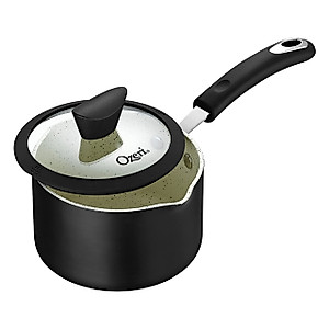 The All-In-One Stone Saucepan and Cooking Pot by Ozeri - 100% APEO, GenX, PFBS, PFOS, PFOA, NMP and NEP-Free German-Made Coating