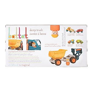 Battat – Yellow Dump Truck – Classic Toddler Trucks – Kids Construction Toys – Soft Rubber Wheels – 18 Months + – Dump Truck