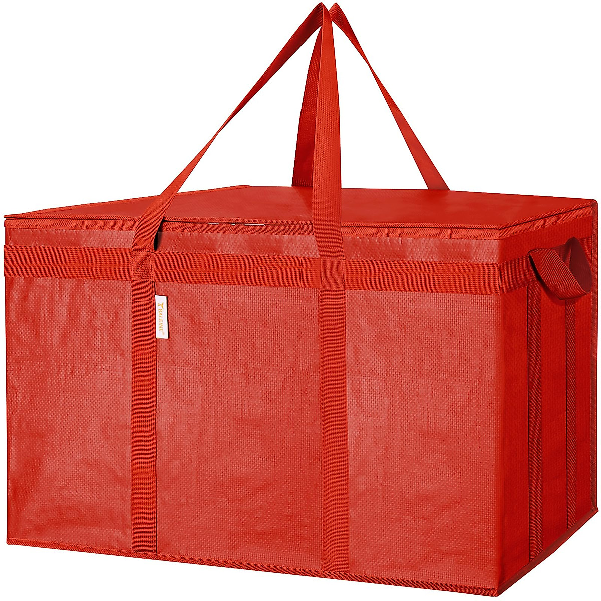 BALEINE Insulated Reusable Grocery Bags, Collapsible Cooler Bag for Groceries, Heavy Duty Large Insulated Bag (XXX-Large, Urban Gray)