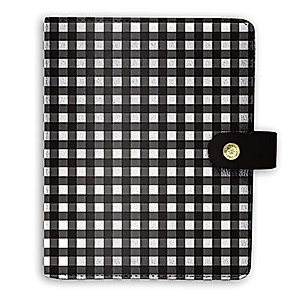 Pukka Pad, Carpe Diem Personal Planner with Weekly, Monthly Undated Inserts, 8 X 7.5 X 1.4 Inches, Buffalo Check