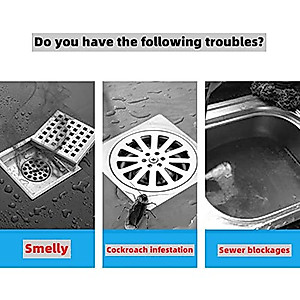 MAOYONG Tub Stopper Bathtub Drain Cover for Shower Floor-Cute Silicone Drain Stopper with Beautiful Flowers, Bath Tub Drain Plug for Bathroom, Shower Drain Odor Seal Cover, Kitchen Deodorization Sink