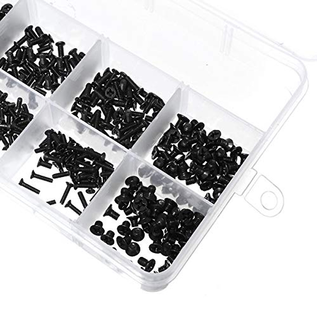 NLXTXQC 500Pcs Universal Laptop Computer Notebook Flat Head Screw Assortment Kit with Screwdriver