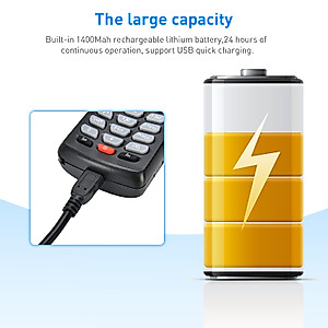 JRHC Wireless Barcode Scanner, 2D Barcode Scanner Inventory 1D & PDF417 Data Collector Portable Data Terminal Inventory Device with 2.4G Wireless & USB Wired Connection Qr Code Scanner