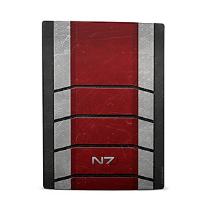 Head Case Designs Officially Licensed EA Bioware Mass Effect N7 Logo Armor Graphics Vinyl Faceplate Gaming Skin Decal Compatible With Sony PlayStation 5 PS5 Digital Console and DualSense Controller