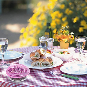 120 Pieces Elastic Food Storage Covers, Plastic Stretchable Adjustable Food Covers Reusable Colorful Bowl Covers for Family Outdoor Picnic Fruit Dishes Plates 3 Size