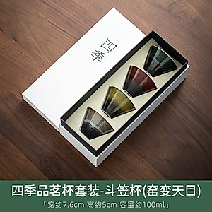 Asian Cup?Handmade Tea Cup?Small teacups Bulk?Traditional Chinese Tea Cup?Tea Cup Set of 4?Tea Cup Without Handle? (???????-?????????)