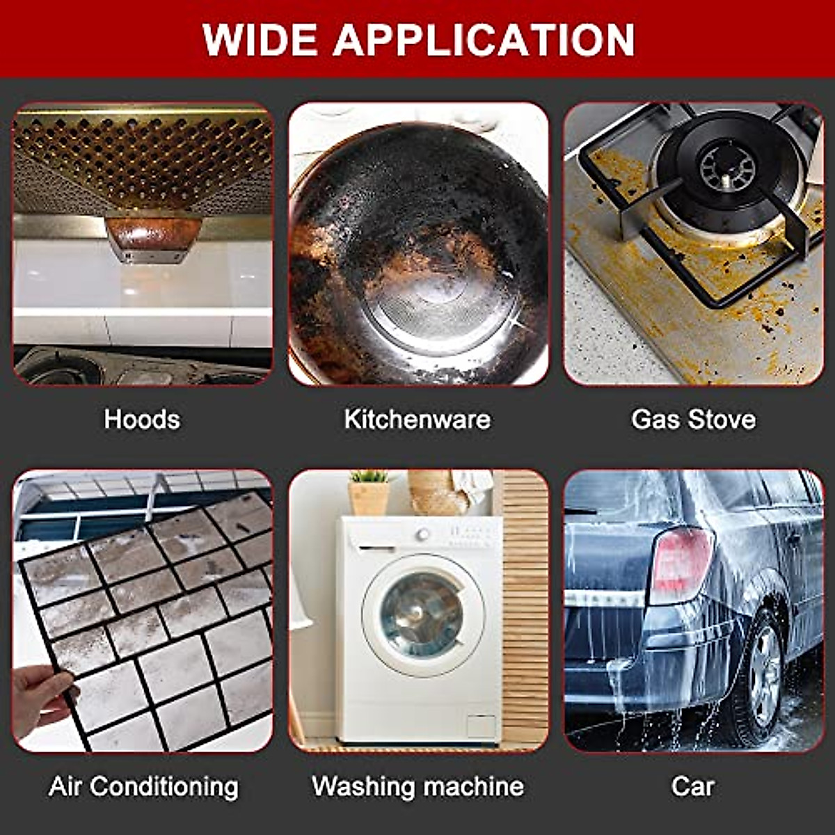 Pressure Steam Cleaner, 2500W Handheld High Temp Portable Steamer Cleaning Machine with 3 Brush Heads, for Home Use Grout Tile Car Detailing Kitchen Bathroom