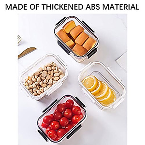 Vetitkima Food Storage Containers With Lids Airtight, Crisper Refrigerator Rectangular Kitchen Thickening Box Storage Box