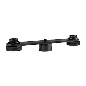 CAMVATE Double Microphone Mounts Bracket T-bar - 1958