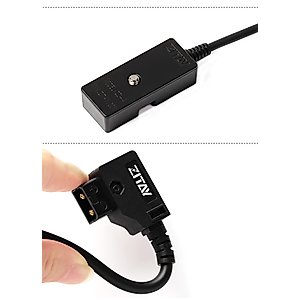 ZITAY D-tap 1x4 Power Splitter Hub with Reverse Insertion Prevention Adapter for VMount Battery