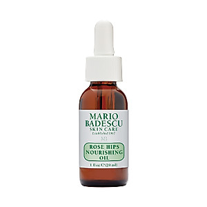 Mario Badescu Rose Hips Nourishing Oil for Combination, Dry and Sensitive Skin | Facial Oil that Moisturizes & Smoothes | Formulated with Rosehip Extract & Castor Oil| 1 FL OZ (Pack of 1)
