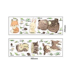 Home & Hive Woodland Animals Wall Decals | Animal Wall Decals | Nursery Wall Decal | Woodland Wall Decor | Nursery Decor | Woodland Wall Decal | Woodland Nursery Decor