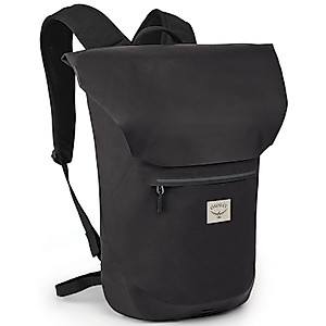 Osprey Arcane Roll Top 25L Waterproof Laptop Backpack, Stonewash Black