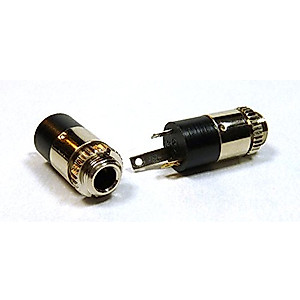 Two (2) Philmore 3.5mm 1/8" Mini Stereo Female Panel Mount Jack Headphone Jack