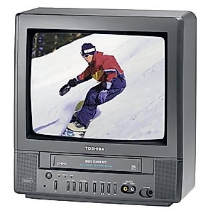 Toshiba MV13M2 13-Inch TV/VCR Combo , Black