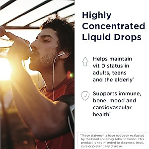 Designs for Health 2000 IU Vitamin D Drops - Hi-Po Emulsi-D3 Emulsified Vit D3, Highly Concentrated Liquid Vitamin D3 Drops - Bone Health + Immune Support - 2000 IU Per Drop (1000 Servings / 1 Ounce)