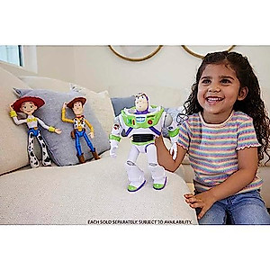 Mattel Pixar Toys Buzz Lightyear Large Action Figure, Posable with Authentic Detail, Toy Collectible, 12 Inch Scale