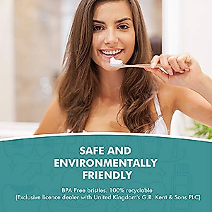 KENT ORALS,[Kent] Classic - (2 Set) Gentle Action Ultra Soft,Eco-Friendly BPA Free Toothbrush for Sensitive Teeth,Gums for Adults & Teens - 12 PCS (2 Set)