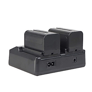 WELLMAKING 80W Battery Set 2 Batteries One Charger is Dedicated to 800C LED Light（The Lights in The Picture Need to be Purchased Separately）