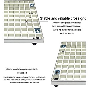 GVILTY Plant Caddy with Wheels Heavy Duty,Rolling Plant Stand 330lb Capacity, Outdoor Planter Caddies Large Flower Pot Mover Plant Dolly Holder Planter Trolley Casters black-46cm/18in