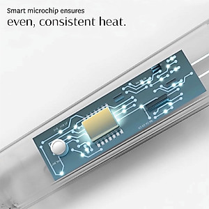 T3 SinglePass Compact Portable Flat Iron with Travel Cap - Ceramic Straightening and Styling Iron with Auto World Voltage