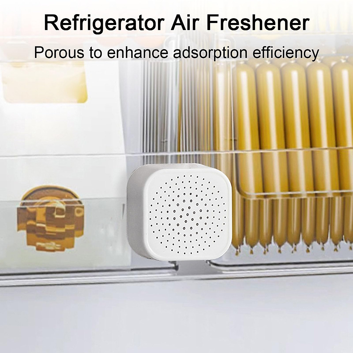 Meideli Activated Charcoal Fridge Deodorizer 12pcs Refrigerator Deodorizer Adhesive Activated Carbon Kitchen Cabinet Pantry Fridge Freezer Odor Eliminator Absorber Box 12pcs